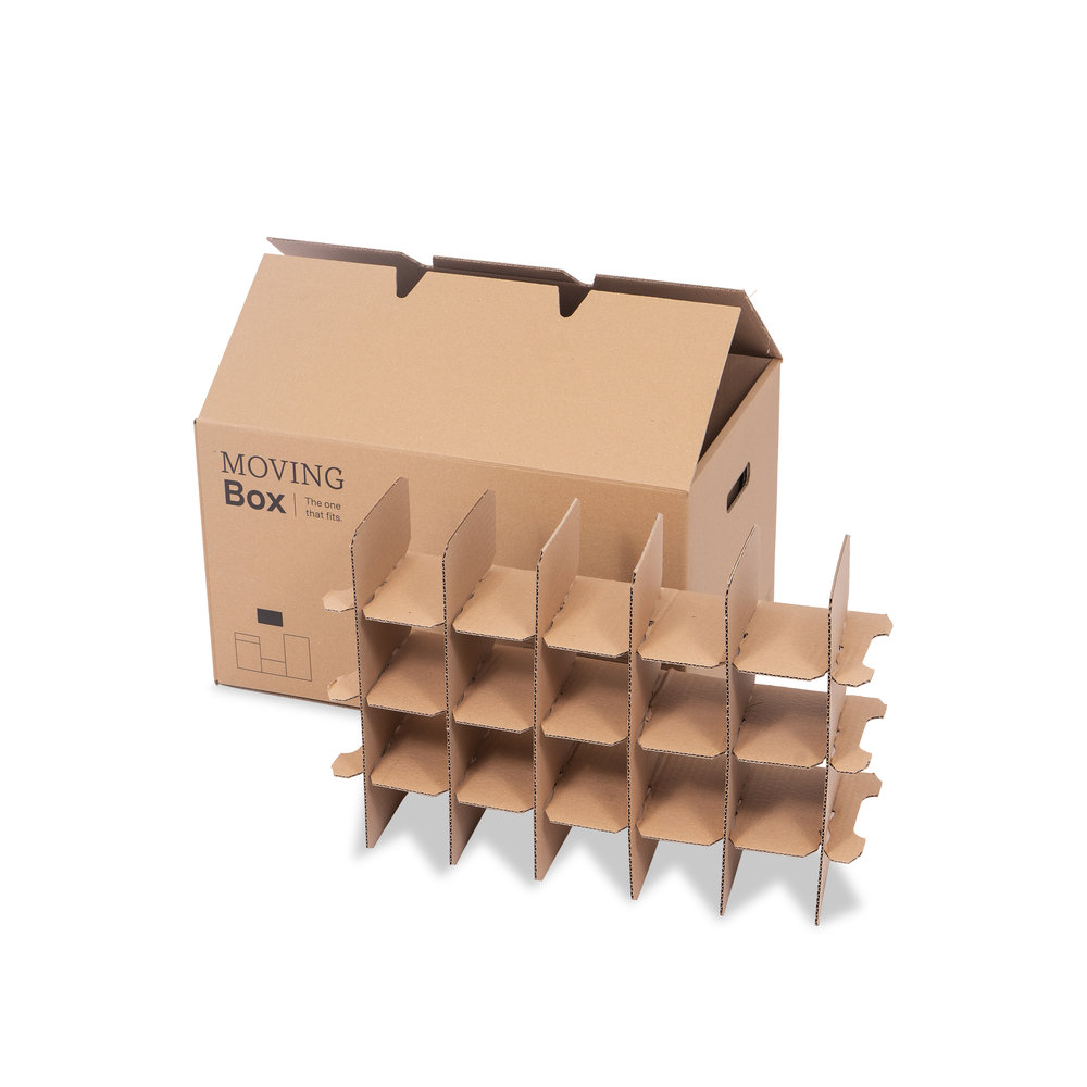 Compartments with 20 compartments for moving box standard, low/normal ...