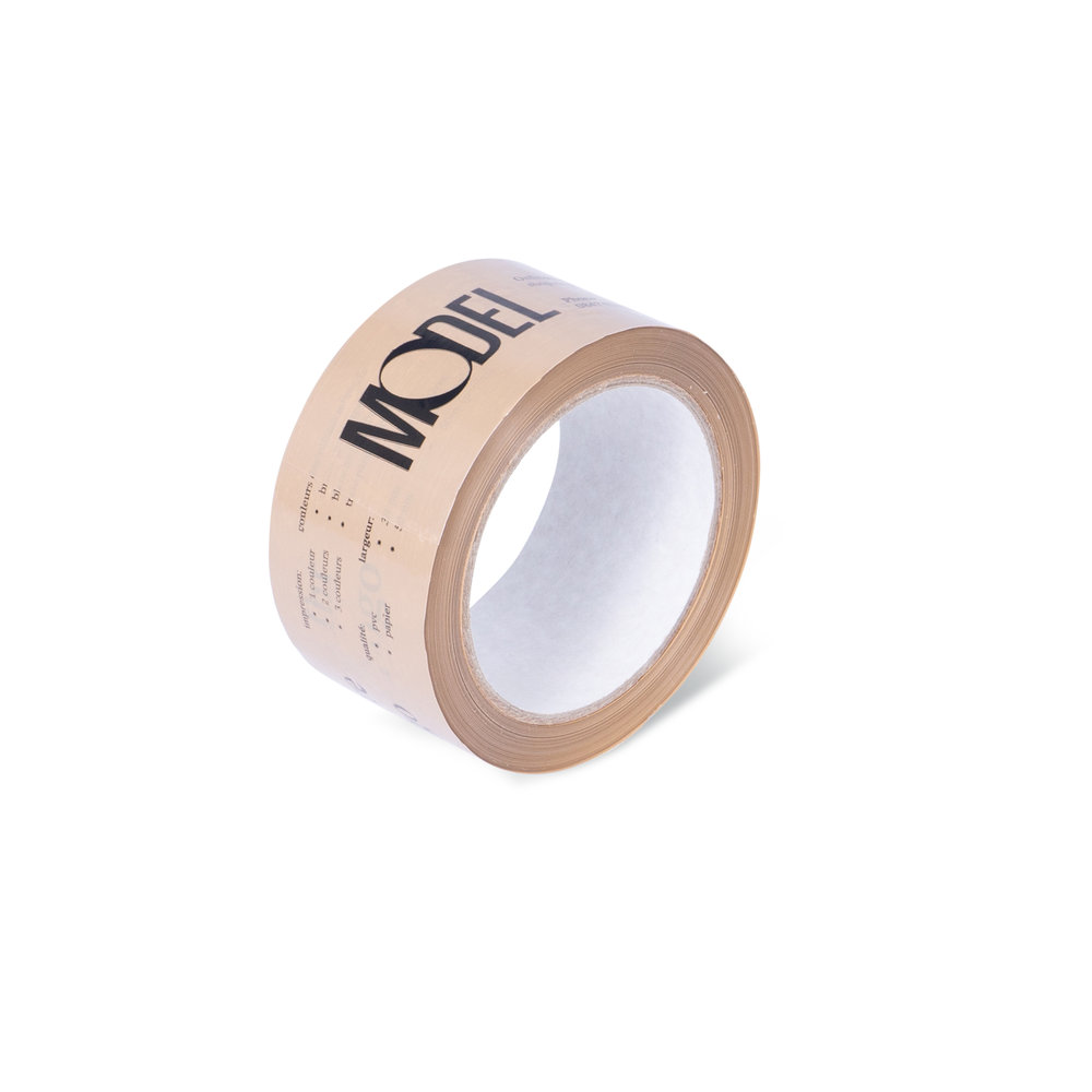 Custom PVC adhesive tape in brown with 66 running meters & a width of ...